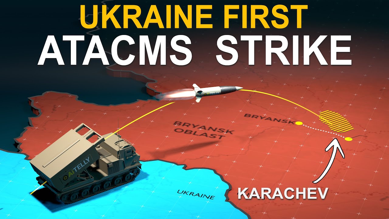 Ukraine First ATACMS Strike in Russia #ukraine #russia - YouTube