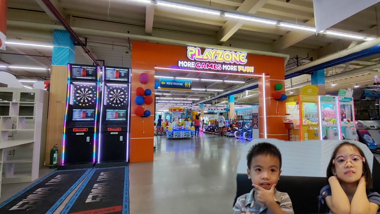 Wyzie and Greytt at Playzone - Divimall Pulo - YouTube