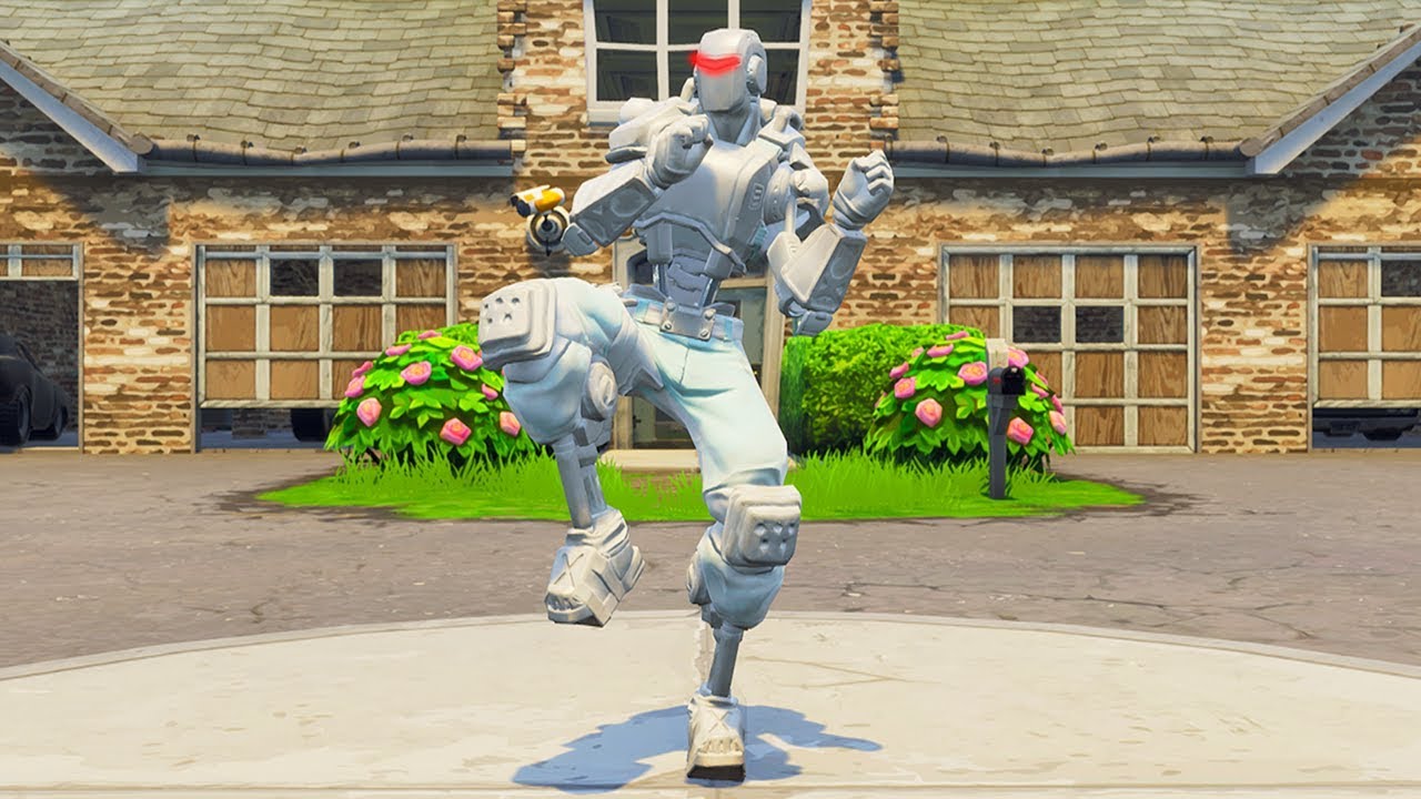 Fortnite Spike It Dance Goes With Everything..! (White Robot ) - YouTube
