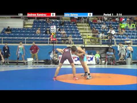 Cadet 120 - Andrew Ramirez (Washington) vs. Jake Spiess (Ohio) - YouTube