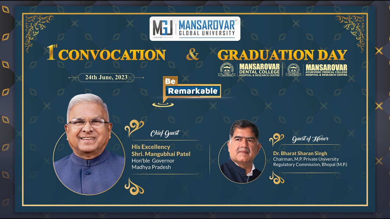 1st Convocation Ceremony of MGU | Graduation Day MDC & MAMC - YouTube