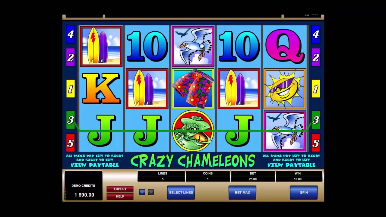 Crazy Chameleons Slot Machine Online - Slots Monitor - YouTube