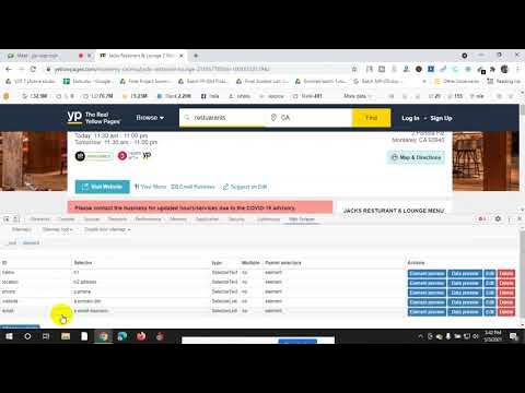Yellow pages Scraping Bangla Tutorial 2021 | Yellow Pages Data Scraping | Web Scraping Tutorial ...