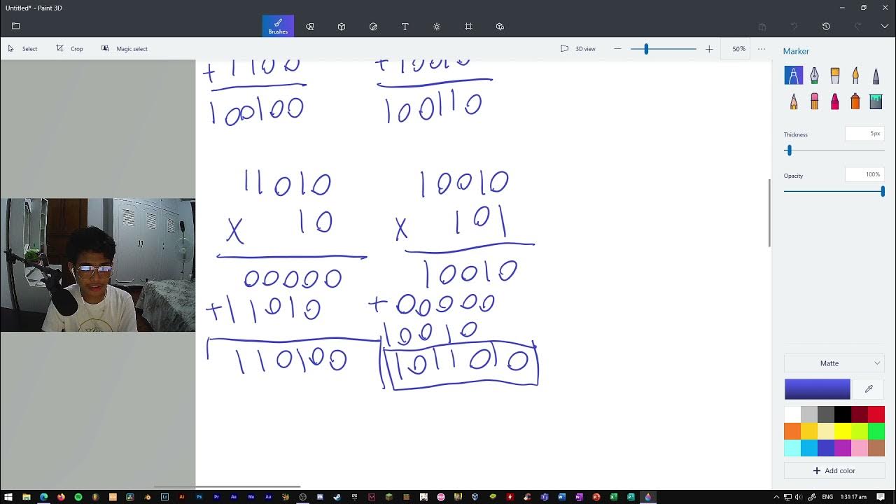 Binary Arithmetic Tutorial - YouTube