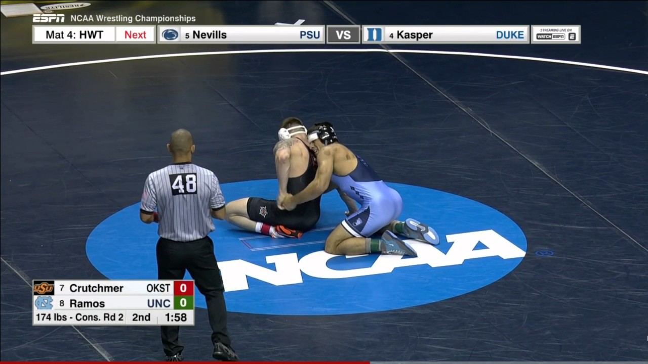2017 NCAA Wrestling 174lbs: Kyle Crutchmer (Oklahoma State) vs Ethan ...