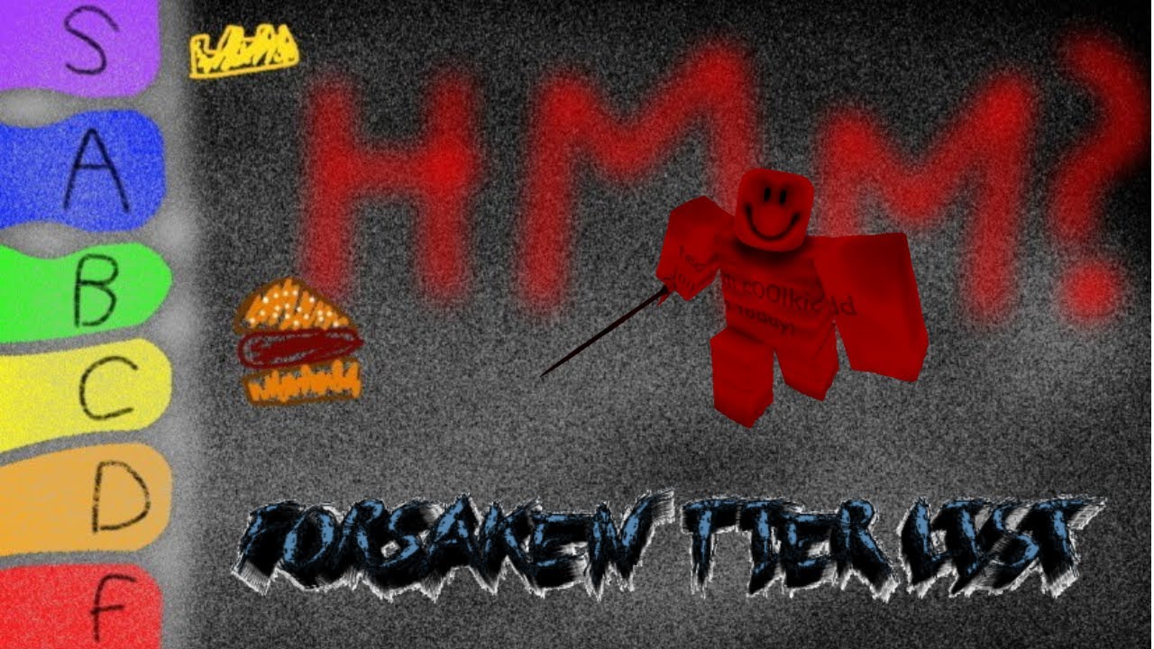 All Roblox Forsaken Characters Tier List - YouTube