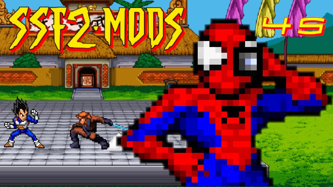 SSF2 Mods Part 45 | Project PS, Spider-man, Anakin, Vegeta - YouTube