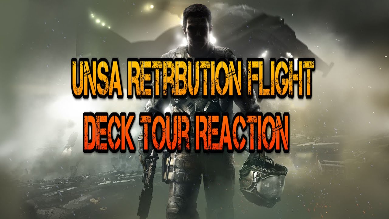 OPEN WORLD IN CALL OF DUTY ~ UNSA Retribution Flight Deck Tour reaction ...
