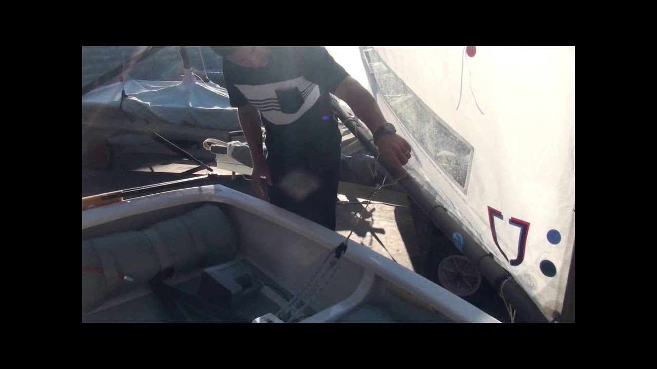 Quick Tip: Optimist Mainsheet and Bridle Setup - YouTube
