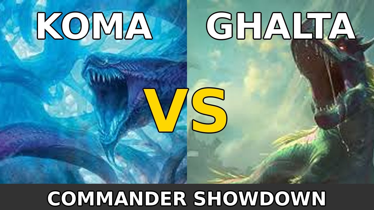 MTG Cockatrice - Koma vs Ghalta - Duel commander - YouTube