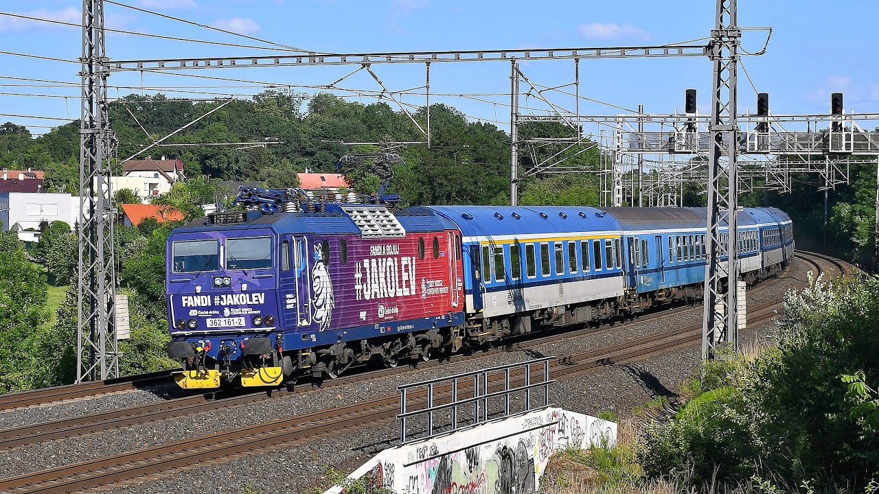 Vlaky Praha-Kyje [3. 7. 2022] - YouTube