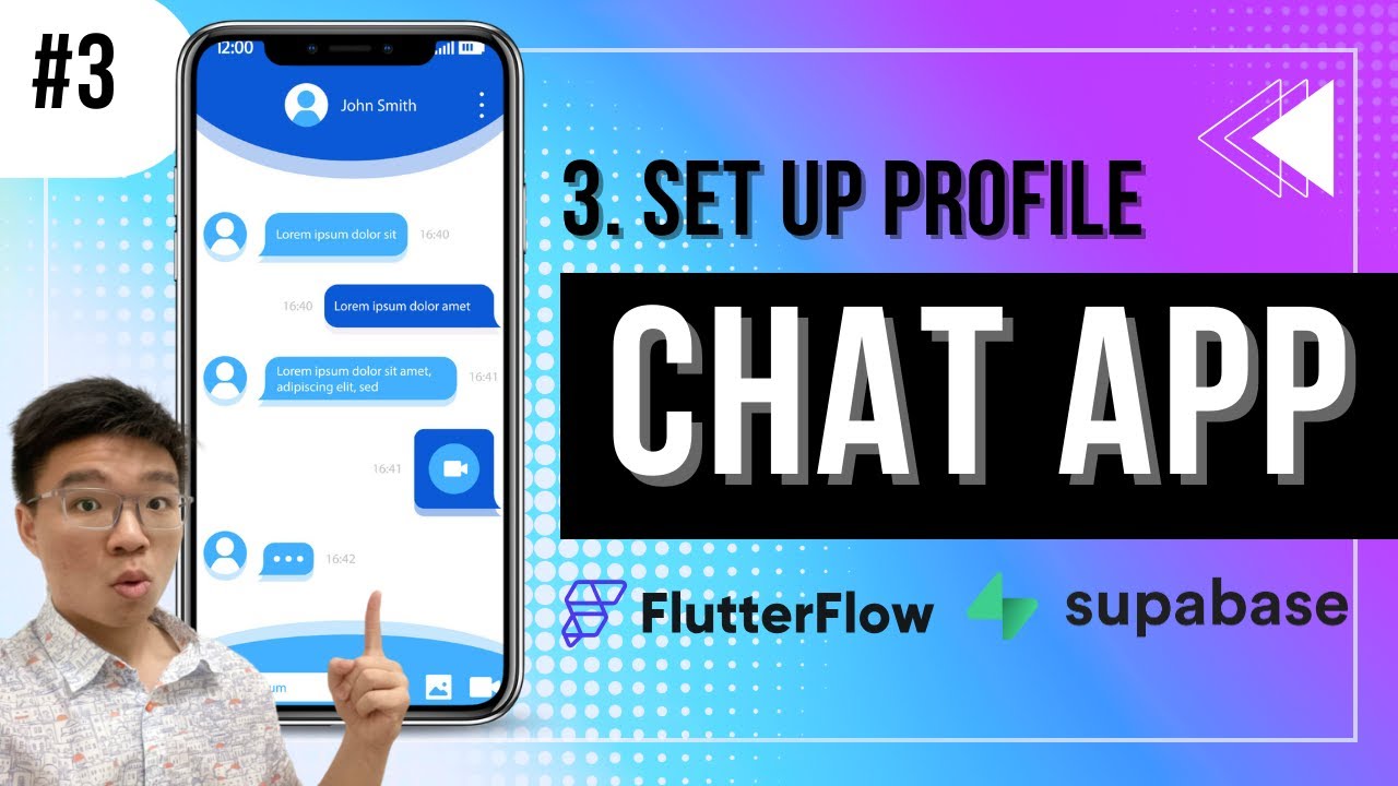 Nocode Chat App With Flutterflow And Supabase Part 3 Youtube