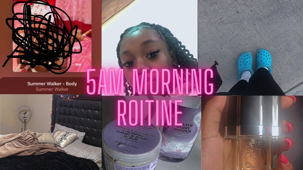 my 5am morning routine 🤍 - YouTube