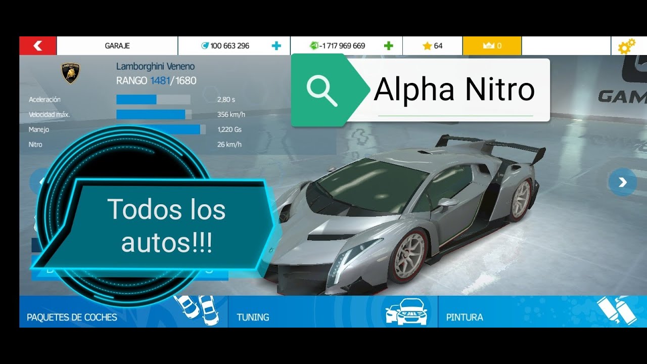 Comprando todos los autos de ALPHA NITRO - YouTube