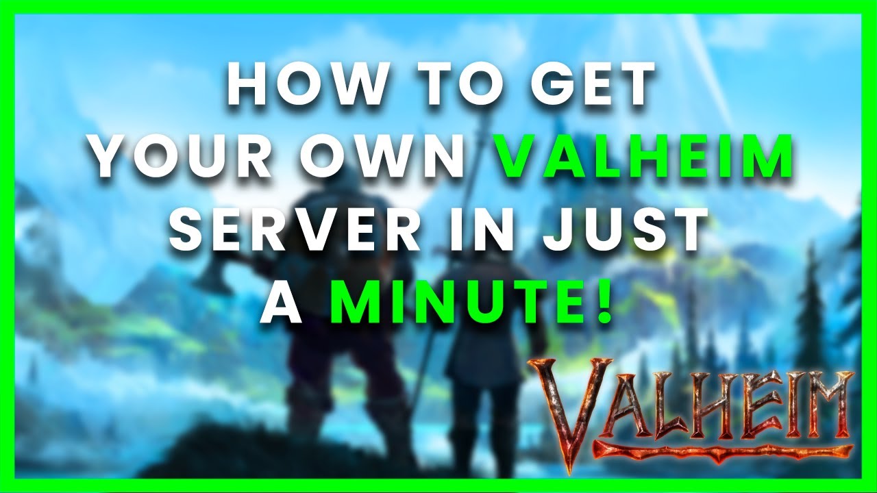 Setup a VALHEIM Server in just a minute! | ZAP-HOSTING.COM - YouTube