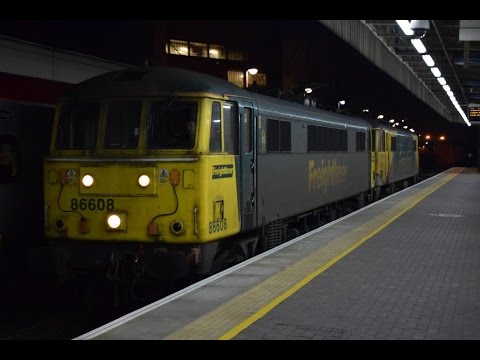 #851: Freightliner Class 86627, 86614 & 86608, 86622 pass Warrington ...
