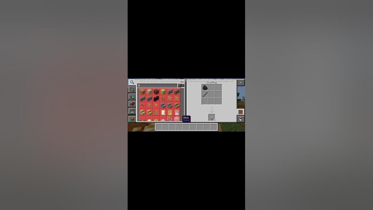 How to make torch in Minecraft - YouTube