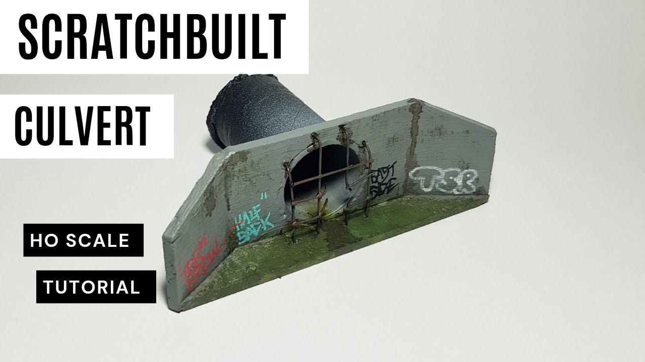 HOW TO - Make An HO Scale Culvert - YouTube