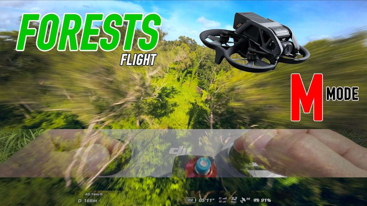 DJI AVATA FOREST FLIGHT || M MODE FREESTYLE || ACTIVE FPV [2.7K] FPV ...