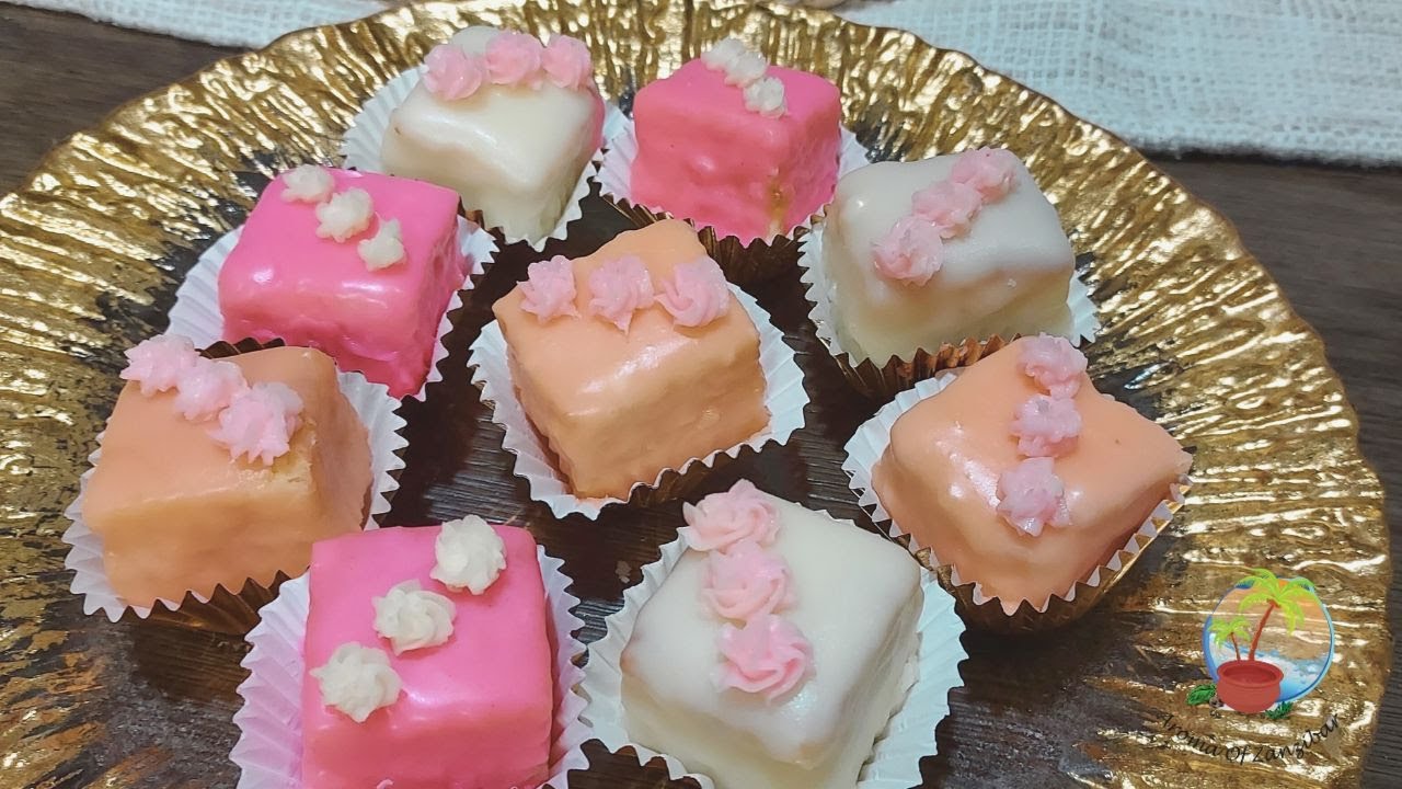 Basic PETIT FOUR RECIPE - YouTube