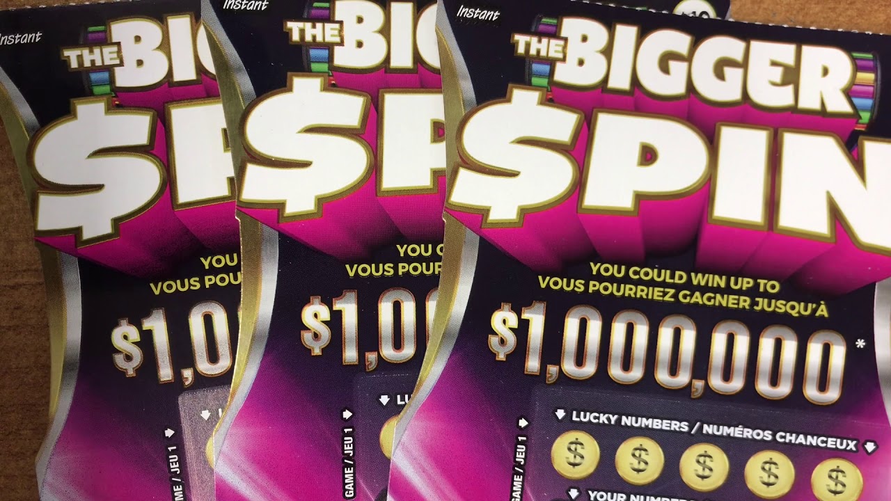 NEW!!! THE BIGGER SPIN, OLG, instant scratch ticket - YouTube