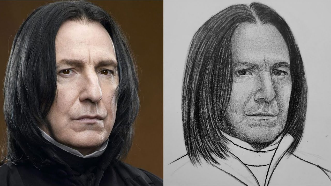 Professor Snape's face design - YouTube