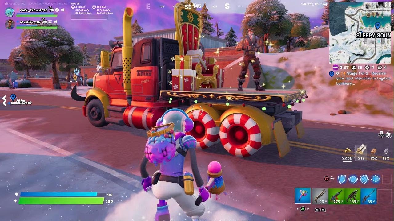 Santa in Fortnite - YouTube