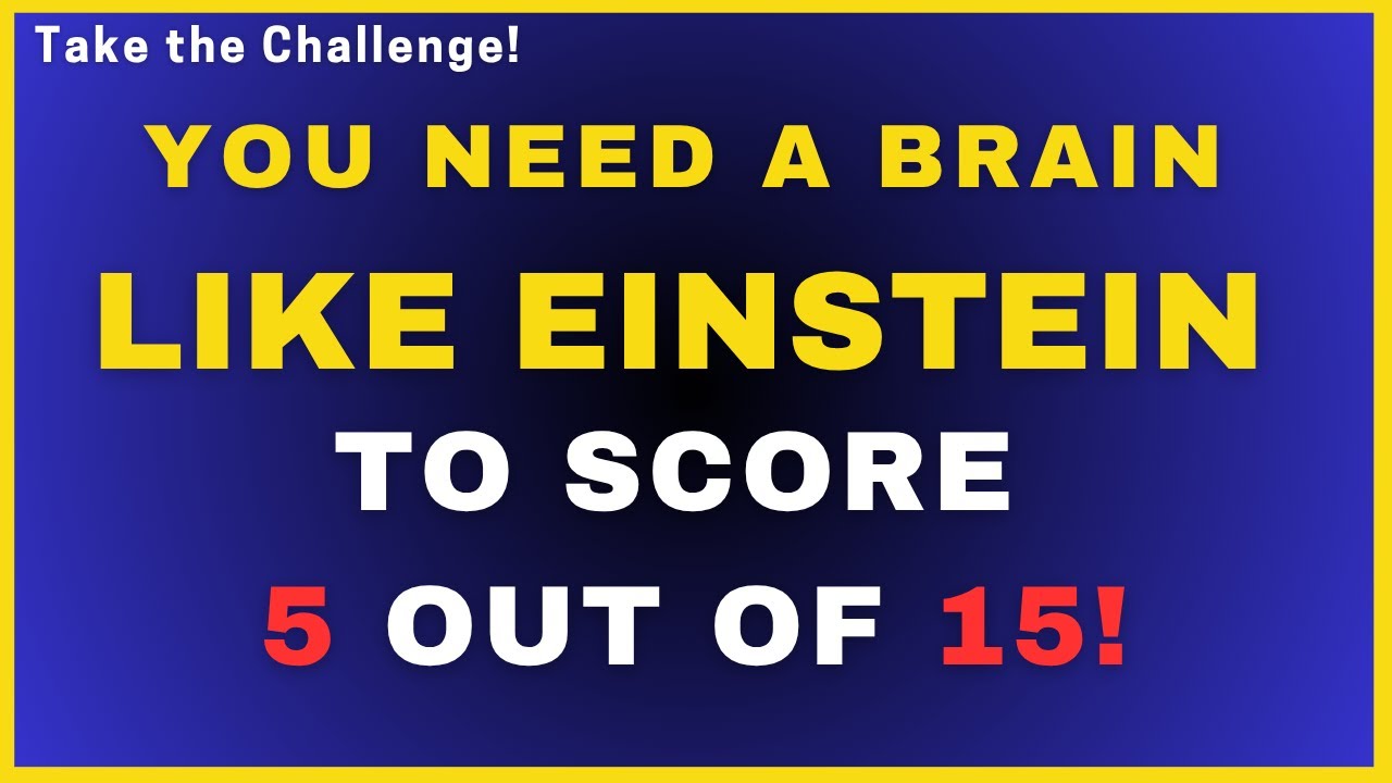 You need a brain like Einstein to score 5 out of 15! #challenge #gkquiz ...