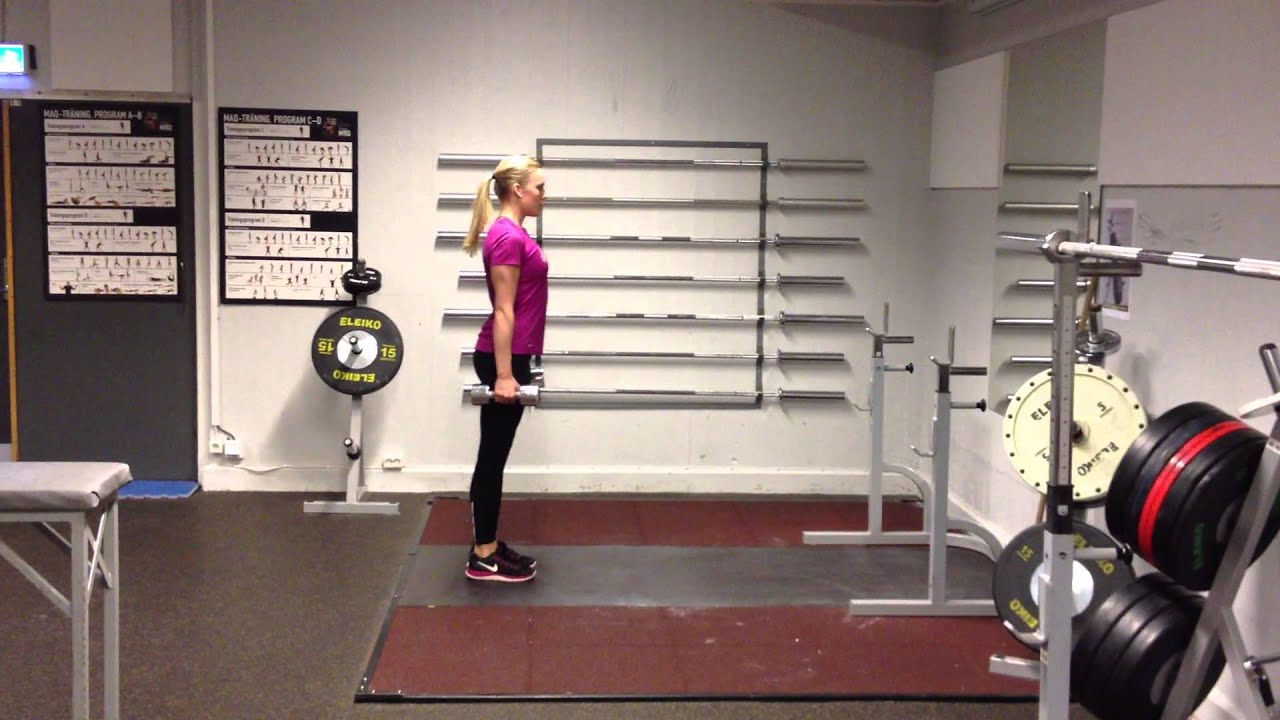 Utfallssteg med hantlar www.smarttraning.blogg.se - YouTube