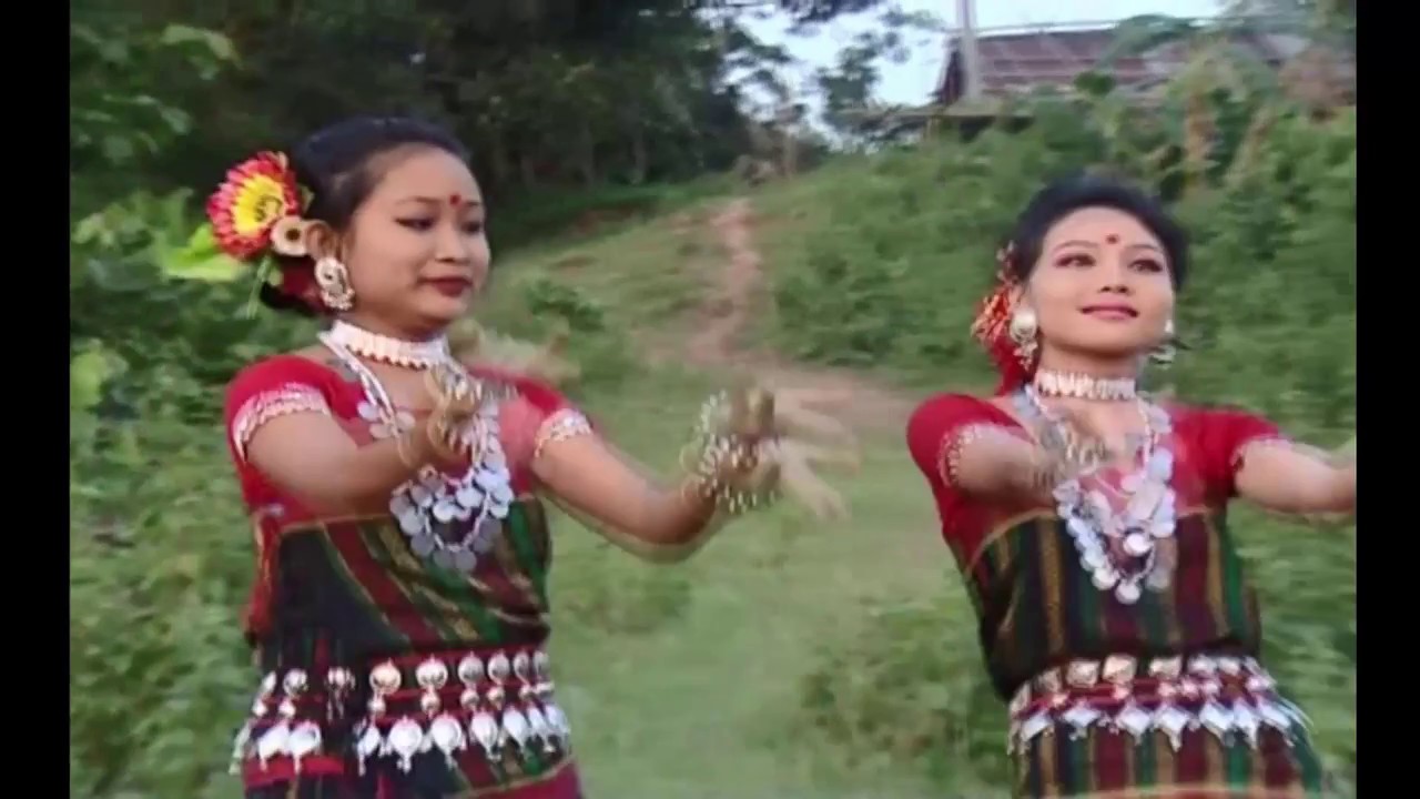 Chakma Dance with Old Song || Jimit Jimit Juni Jalon || 2017_HD - YouTube