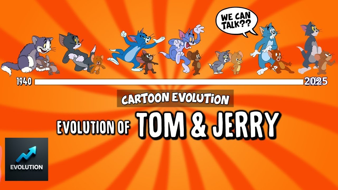 Evolution of TOM AND JERRY Through 85 Years 🐈🐀😀😀 - YouTube