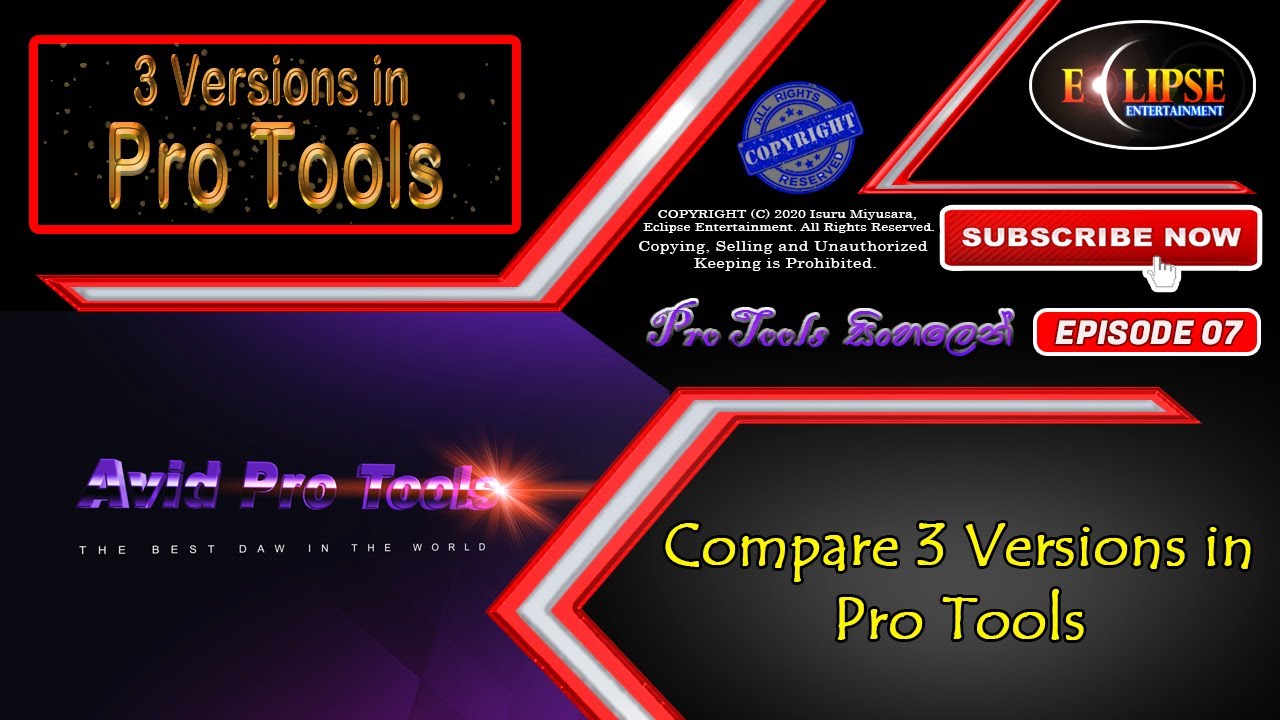 Pro Tools Versions | Pro Tools First | Pro Tools | Pro Tools Ultimate ...