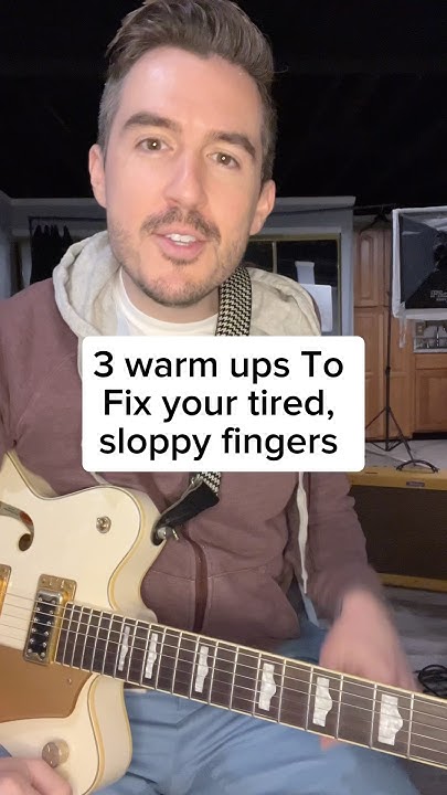 3 warm ups to fix your tired sloppy fingers #shorts #guitar # ...