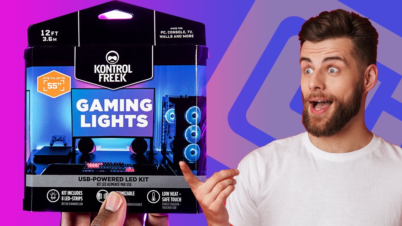 Kontrol Freek Gaming lights: what to expect? - YouTube