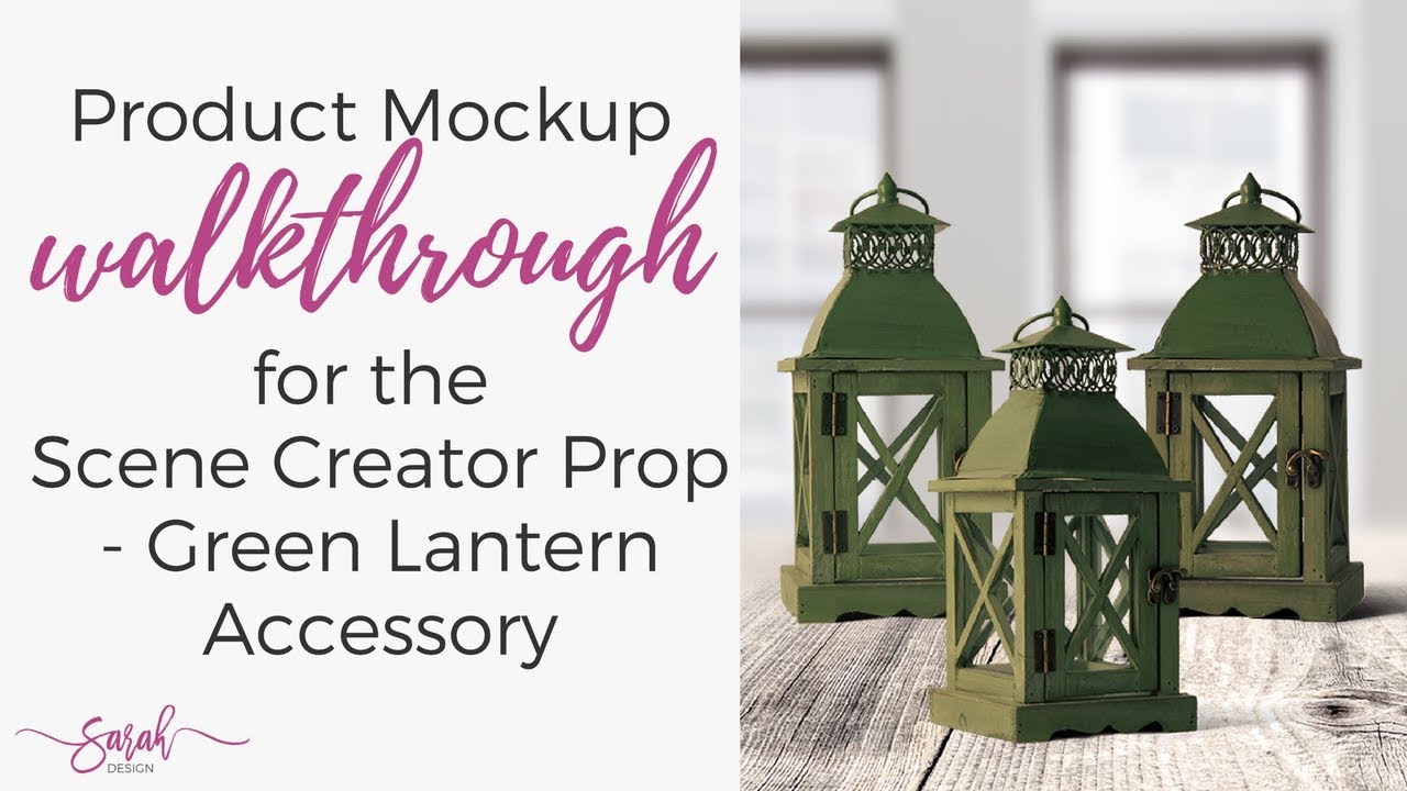 Green Lantern Scene Creator Prop Mockup - YouTube