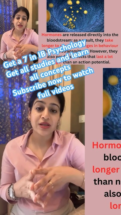 Get a 7 in IB Psychology! Hormones Biological Approach to behaviour # ...