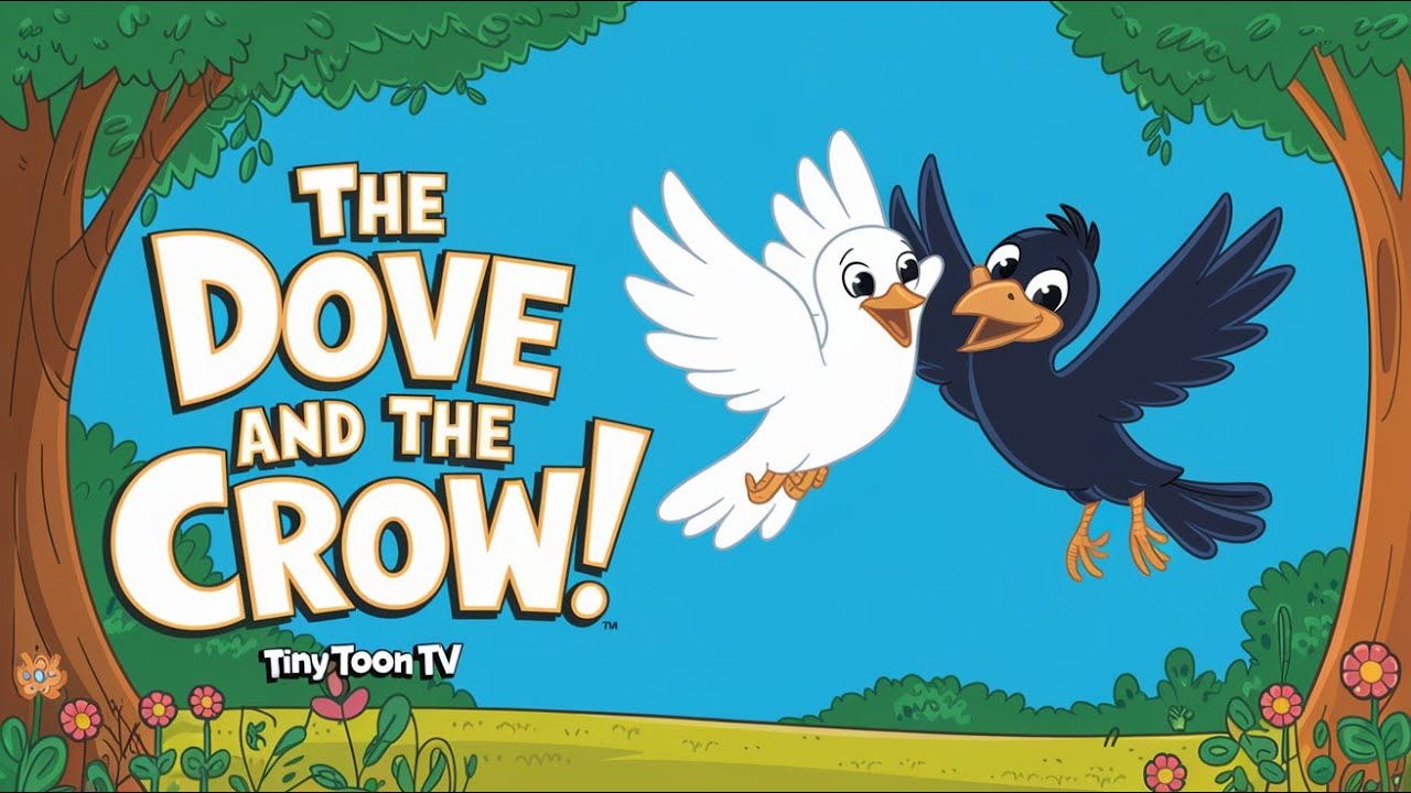 The Dove and the Crow | Animated Moral Story for Kids | Tiny Toon TV ...