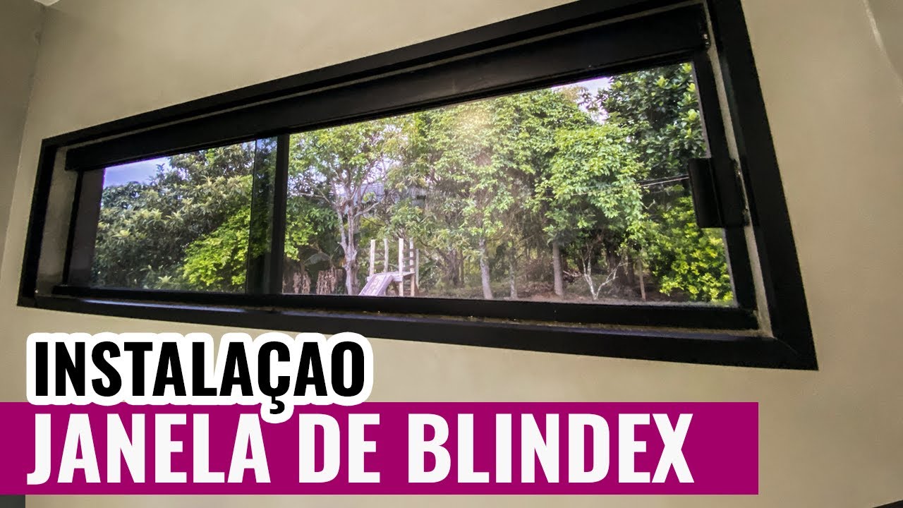 Como instalar uma janela de blindex - YouTube