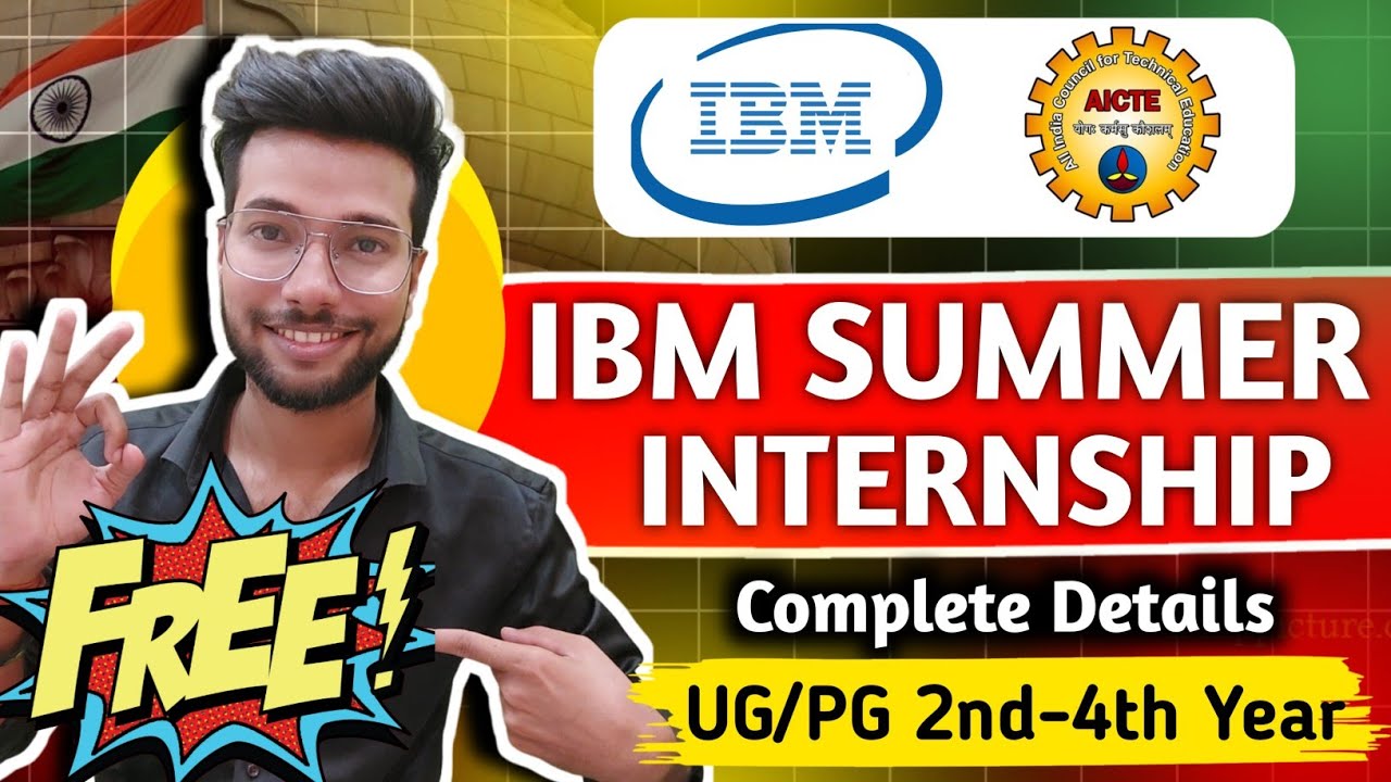 IBM Online Internship 2025 | 6 Weeks Free Training + Certificate | Apply Now via AICTE Portal ...
