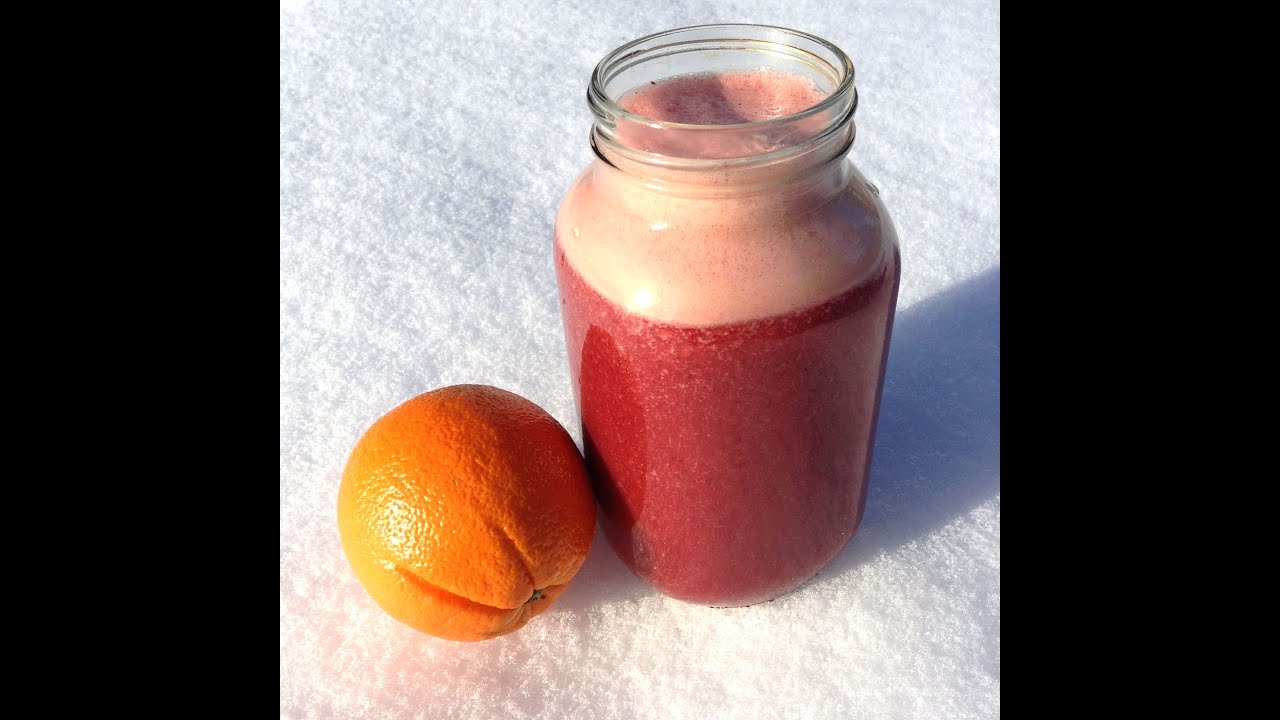 Winter Juice Recipe! 80/10/10 Raw Vegan - YouTube