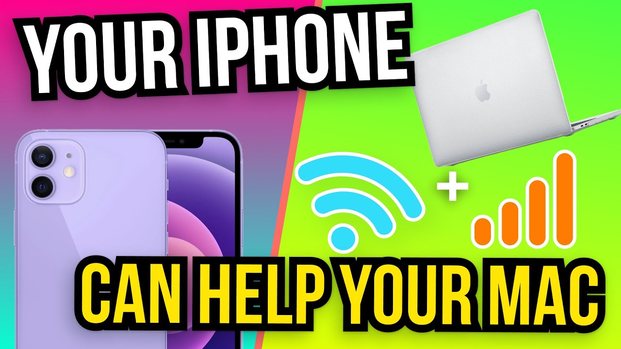 How to Combine Ethernet and a Tethered iPhone on a Mac - YouTube