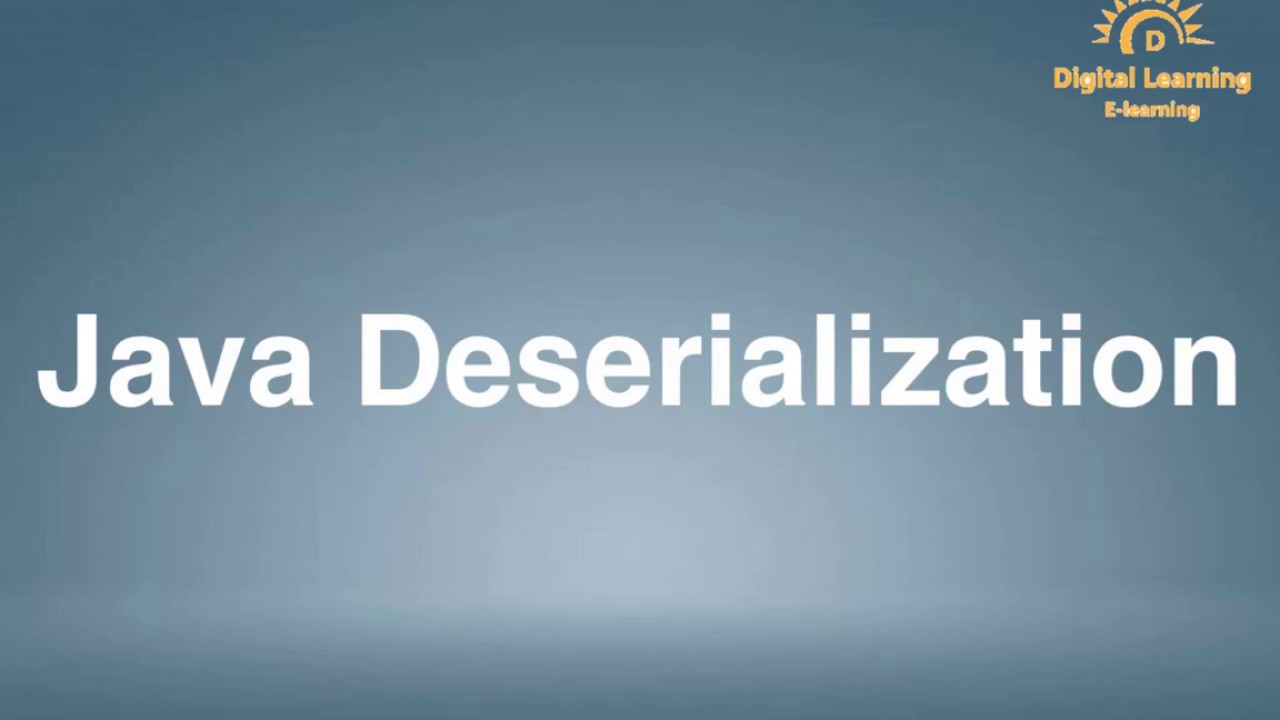 140 Java Deserialization | Online Training Download app from below link ...