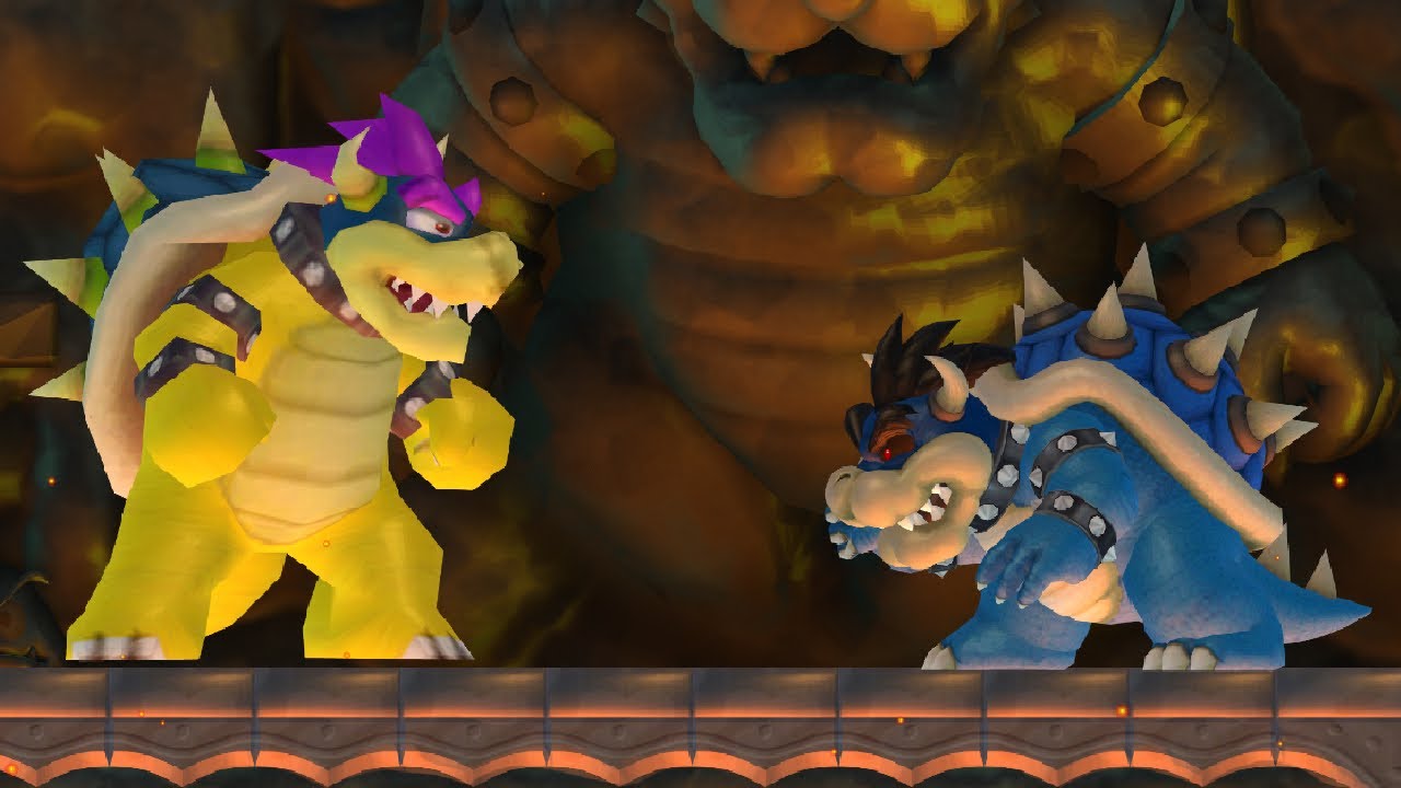 Giant Dark New Super Mario Bros. Wii Bowser - Walkthrough - #19 - YouTube