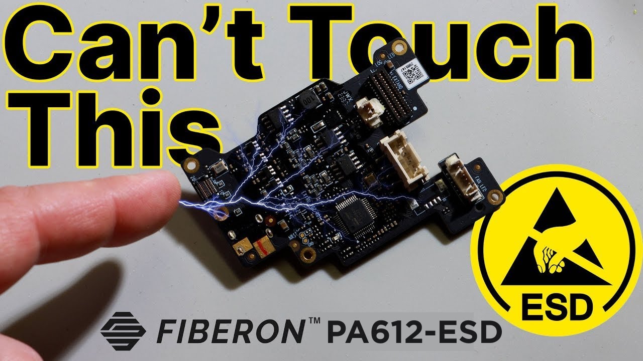 Fiberon™ PA612-ESD Demo: ESD-Safe 3D Prints for Tech Projects ⚡ - YouTube