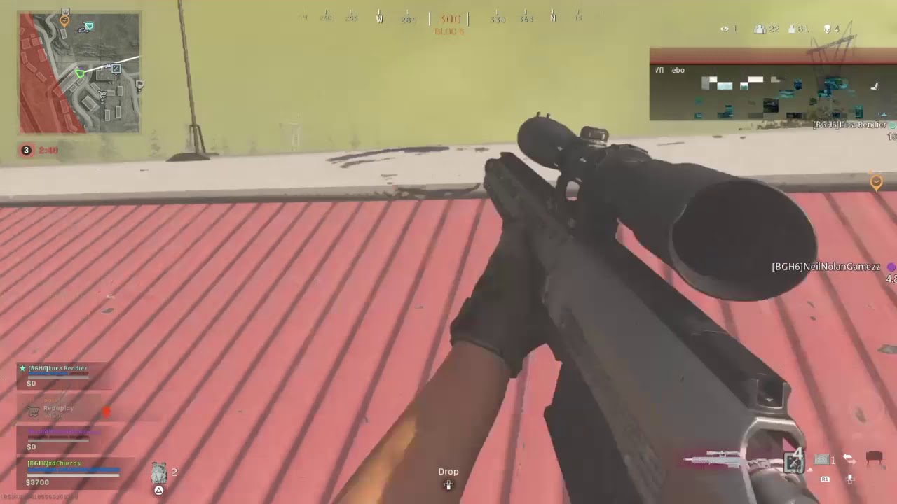 Call of Duty Modern Warfare Warzone - Insane Blind Snipe - YouTube