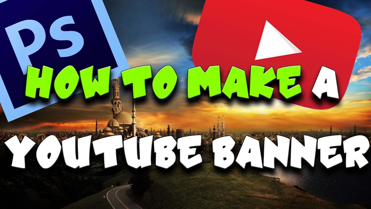 HOW TO MAKE A DOPE YOUTUBE BANNER/CHANNEL ART IN PHOTOSHOP CS6/CC - YouTube