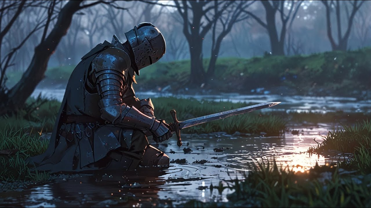Lonely Knight in the Night | Melancholic Lo-Fi Hip Hop Music for ...