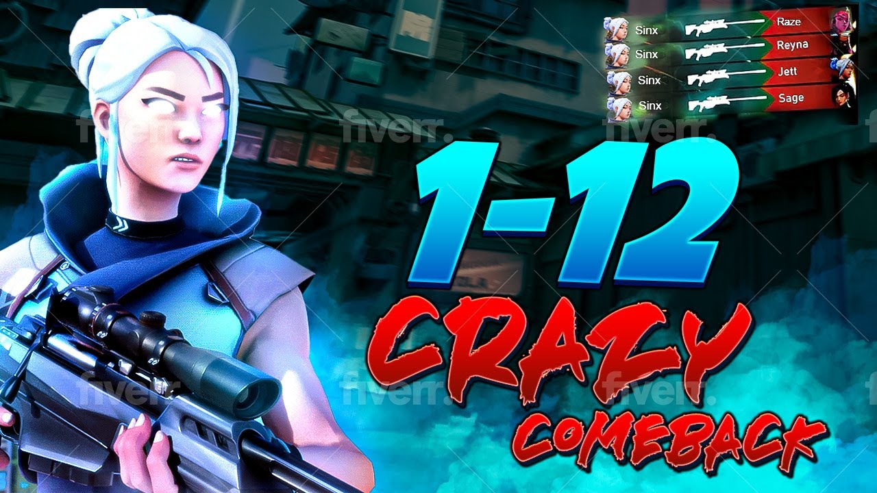THE MOST CRAZY VALORANT COMEBACK [FROM 1-12 to ???] - YouTube