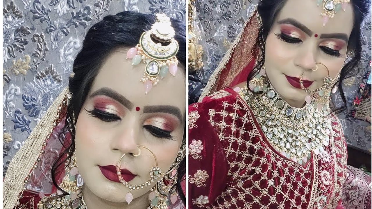 bridal makeup😍♥ #tutorial #trending #makeuptutorial #viral #partymakup ...