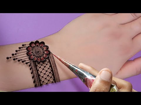 Simple arabic Bridal Mehndi Design 2021||New Beautiful Dulhan Mehandi design||Easy Mehendi Design
